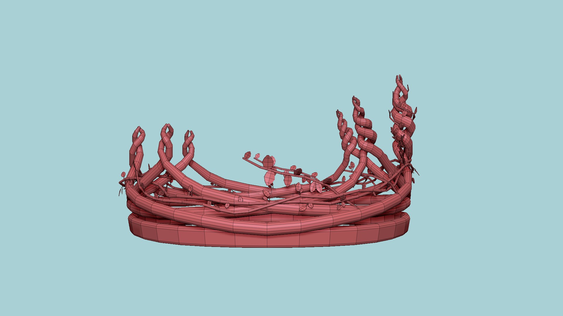 Nature Crown A01 Gold - Fantasy Character Design 3D Model - TurboSquid ...