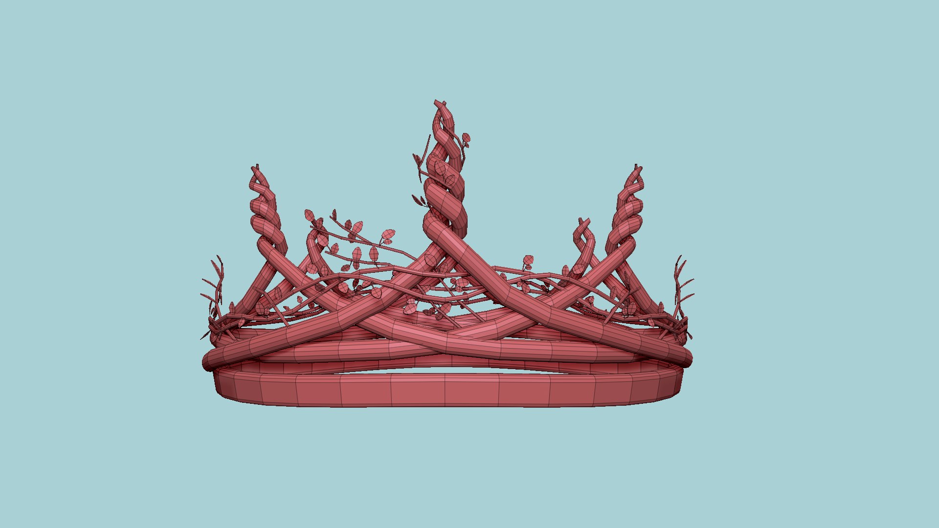 Nature Crown A01 Gold - Fantasy Character Design 3D Model - TurboSquid ...