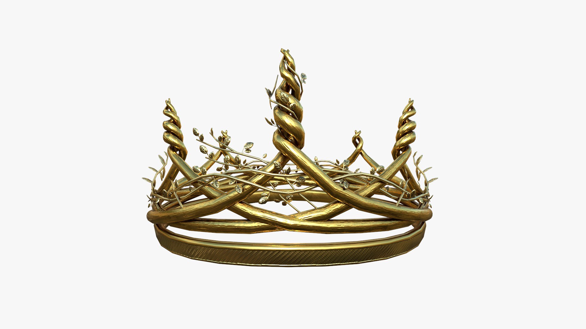 Nature Crown A01 Gold - Fantasy Character Design 3D Model - TurboSquid ...