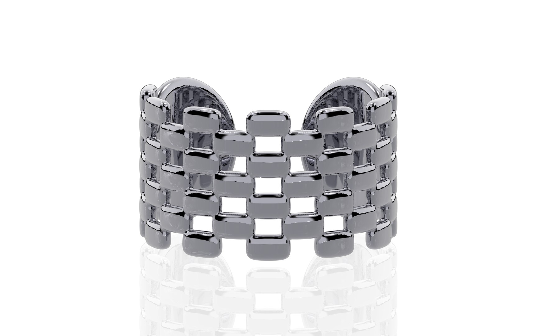 Creative Brick Style Ring Model - TurboSquid 1716214