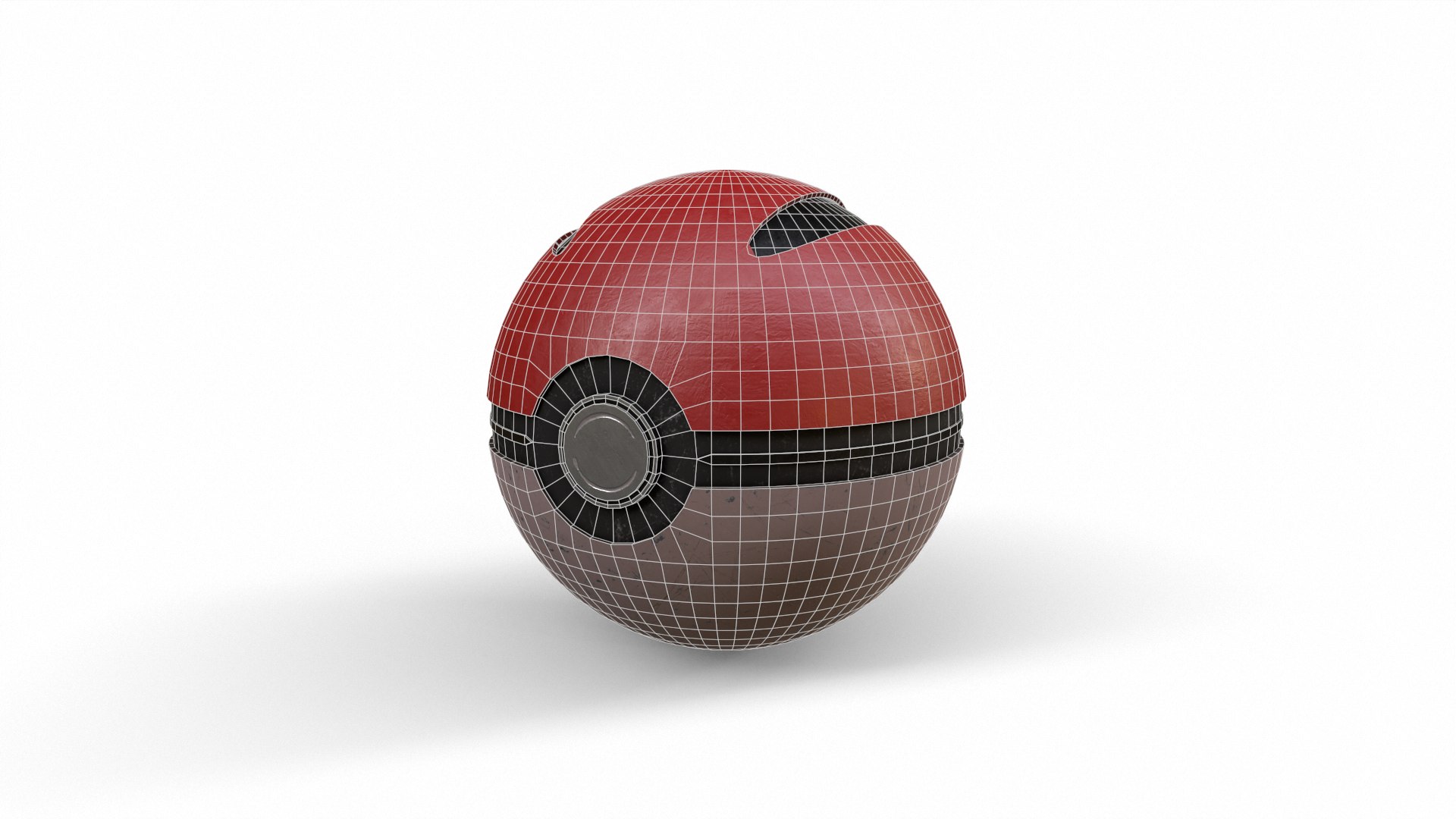 Pokeball Poke 3D - TurboSquid 1709901