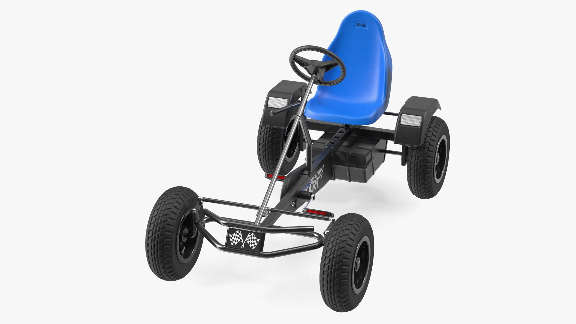 Pedal Go Kart Blue model - TurboSquid 2098640