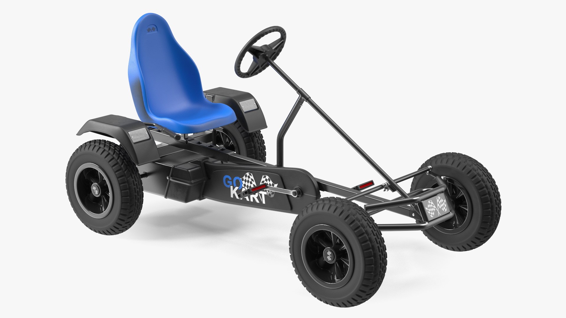Pedal Go Kart Blue Model - TurboSquid 2098640