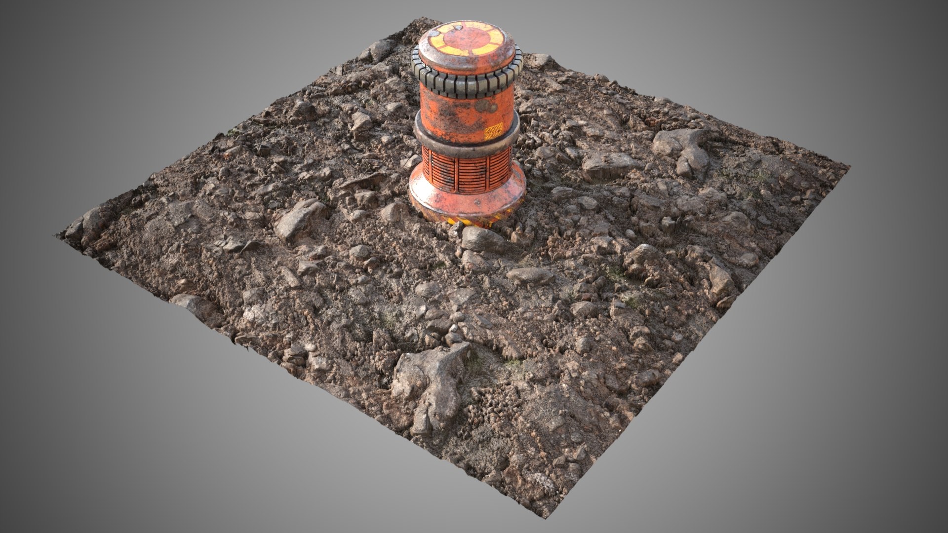 3D Stone ground tile model - TurboSquid 2178953