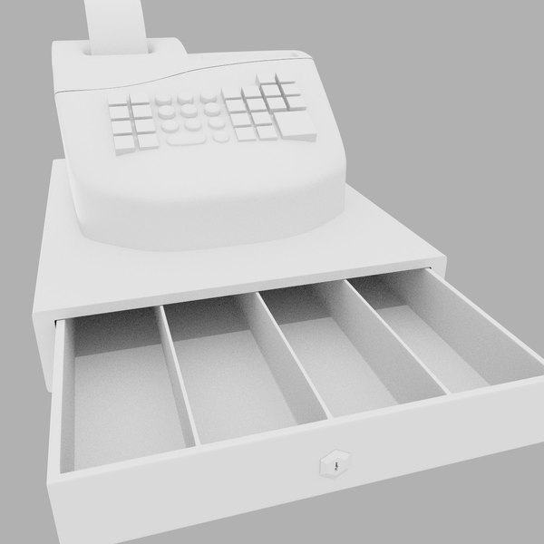 Cash Register Blender Models for Download | TurboSquid