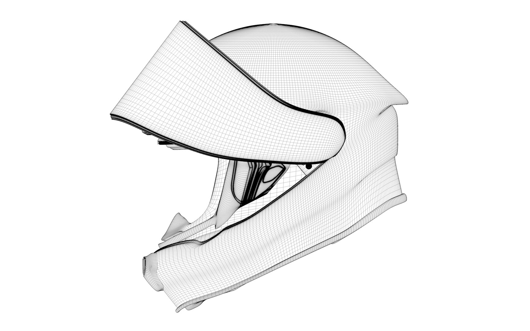 3D Motorcycle Helmet L 2032 - TurboSquid 2104479
