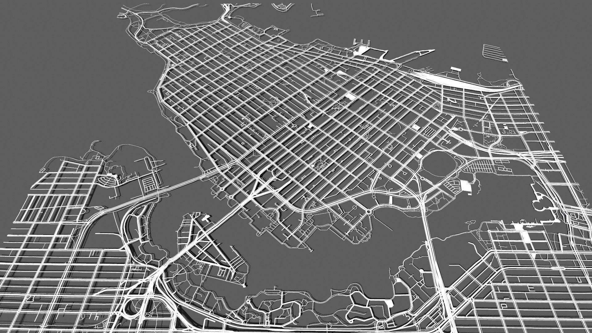 Cityscape Vancouver Canada Fragment City 3D Model - TurboSquid 2147446