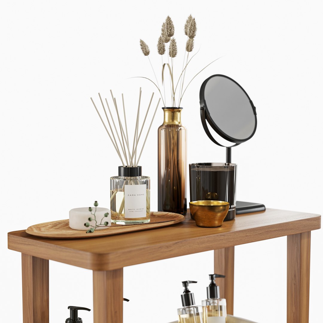 3D Zara Home Acacia Wood Shelf - TurboSquid 1731985