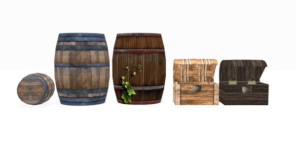 max wooden barrel chest