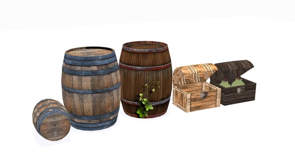 max wooden barrel chest