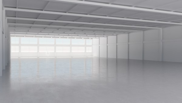 Hall industrial interior model - TurboSquid 1676220