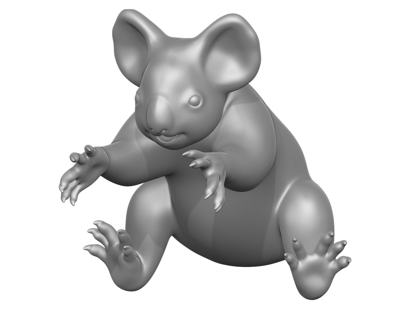 3D Koala - TurboSquid 1439137