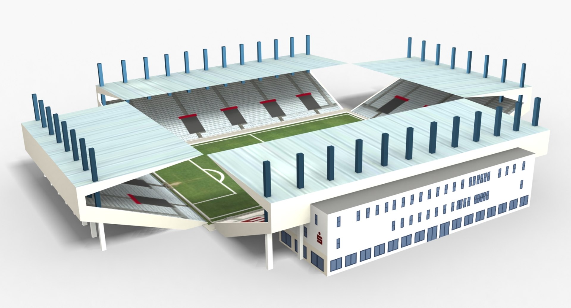 Max Stadium Modeled Scenes