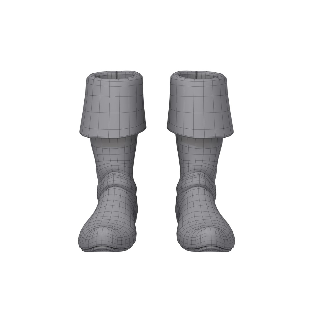 Boots Cartoon 3D - TurboSquid 1663627