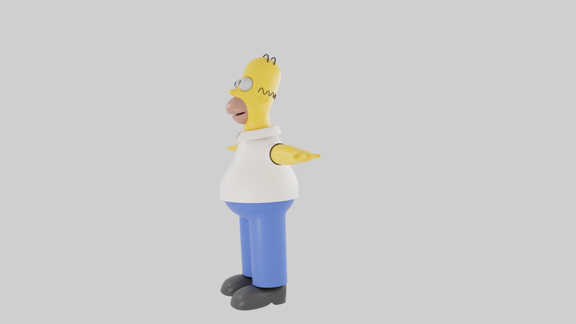 3D Model Homer Simpson Rigged For Cinema 4D - TurboSquid 2278538