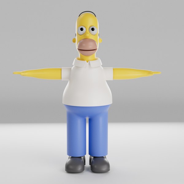 modelo 3d Homero Simpson - TurboSquid 2278538