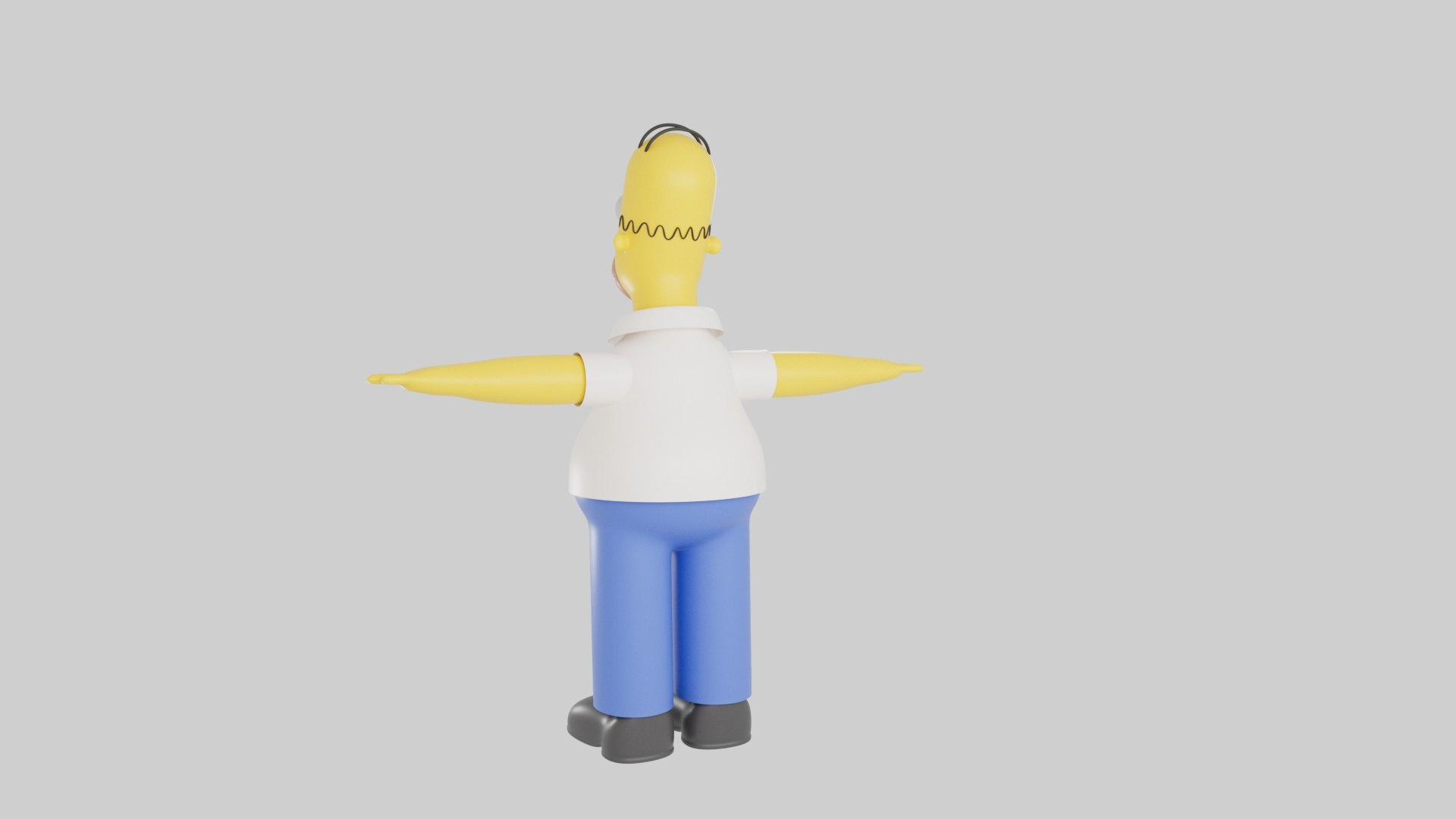 3D Model Homer Simpson Rigged For Cinema 4D - TurboSquid 2278538