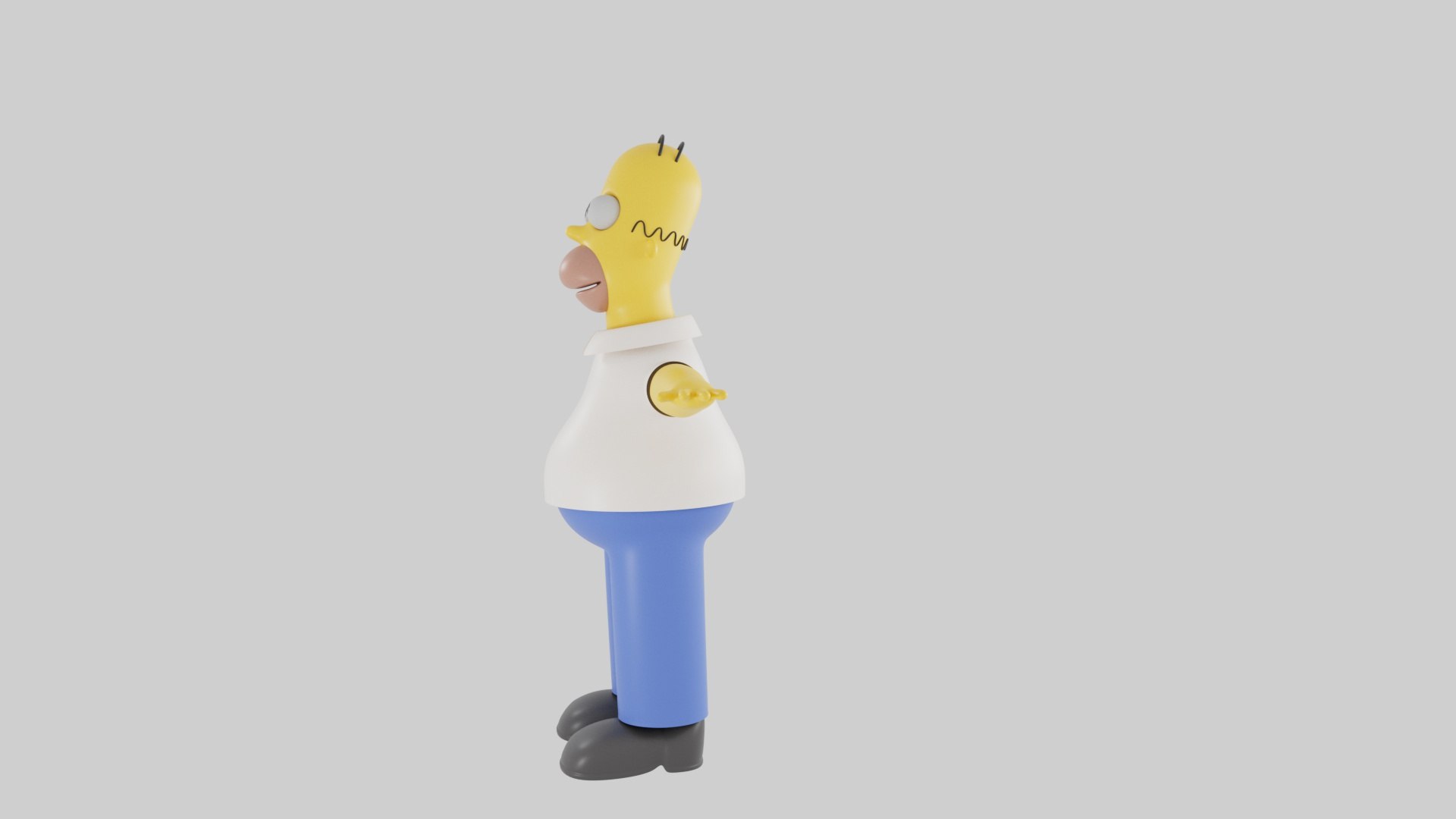 3D Model Homer Simpson Rigged For Cinema 4D - TurboSquid 2278538