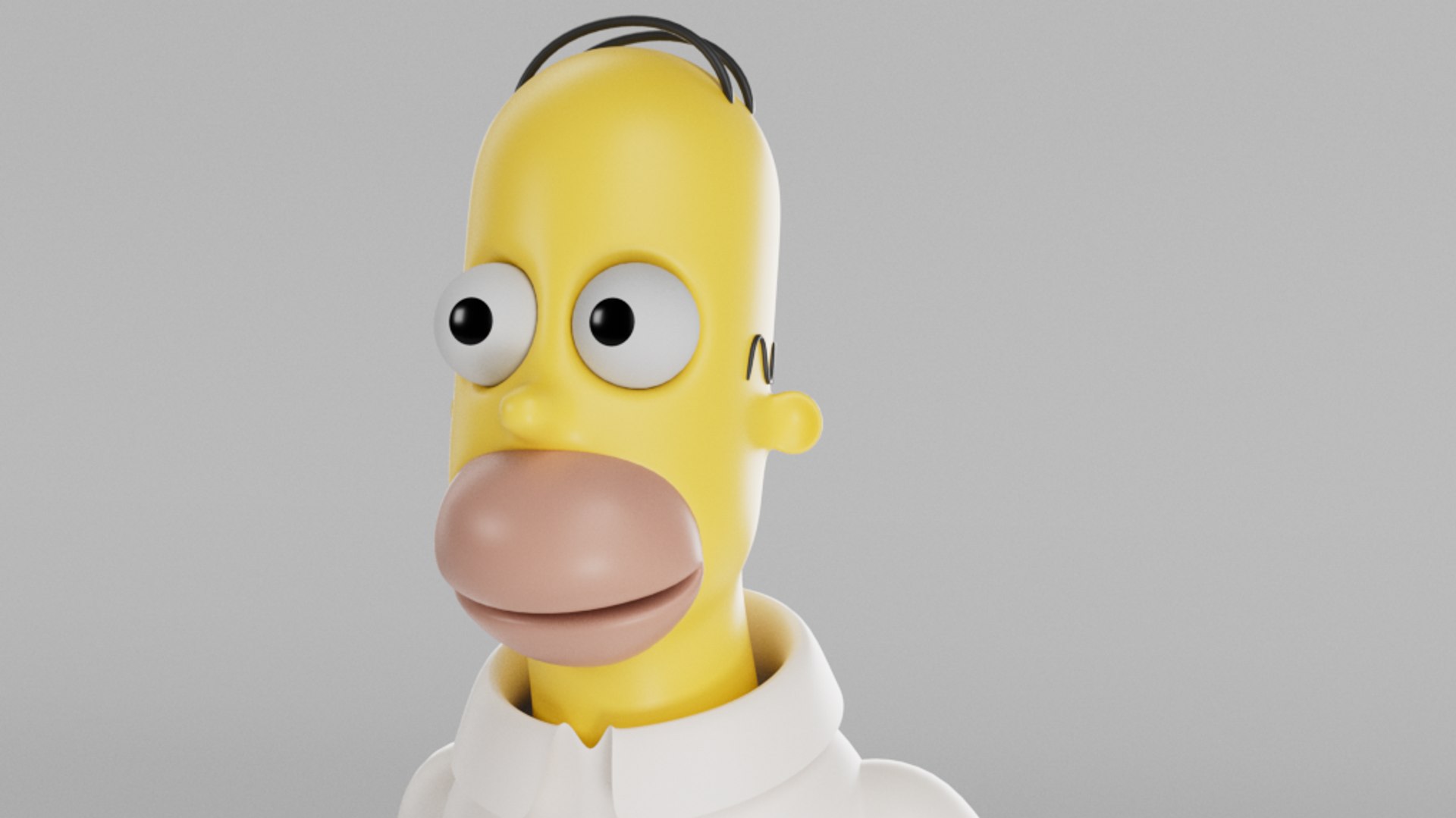 3D Model Homer Simpson Rigged For Cinema 4D - TurboSquid 2278538