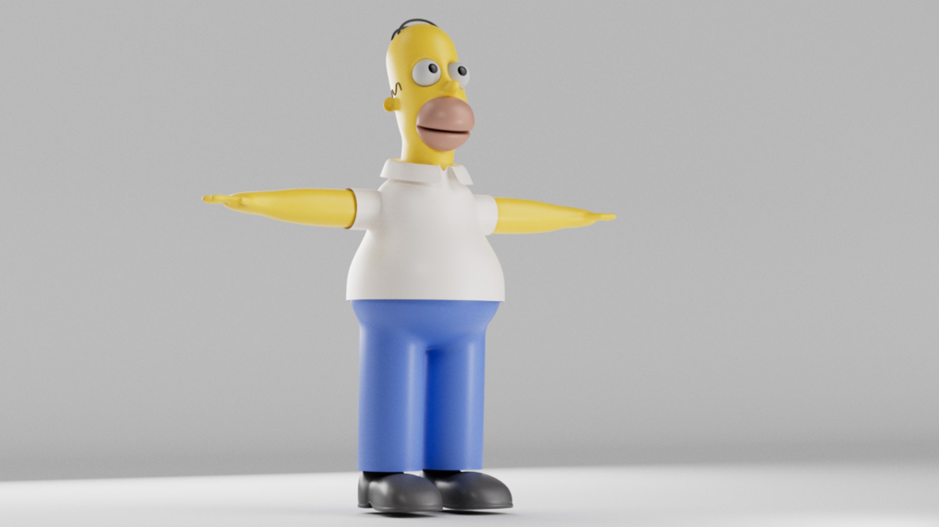 3D Model Homer Simpson Rigged For Cinema 4D - TurboSquid 2278538
