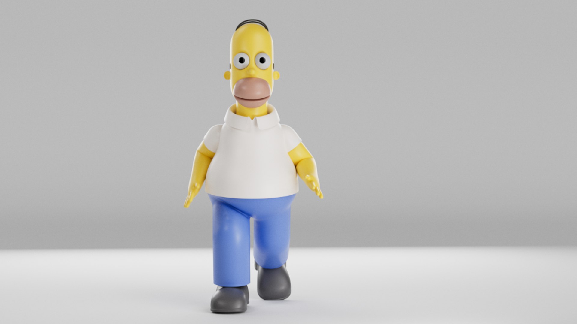 3D Model Homer Simpson Rigged For Cinema 4D - TurboSquid 2278538