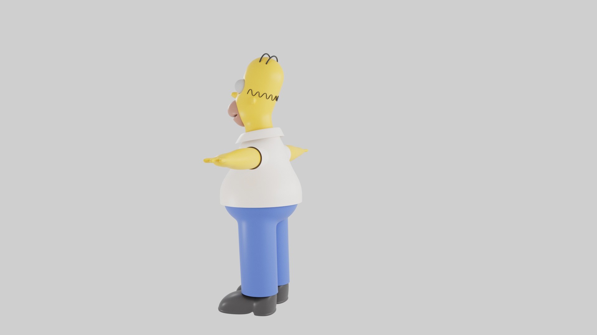 3D Model Homer Simpson Rigged For Cinema 4D - TurboSquid 2278538