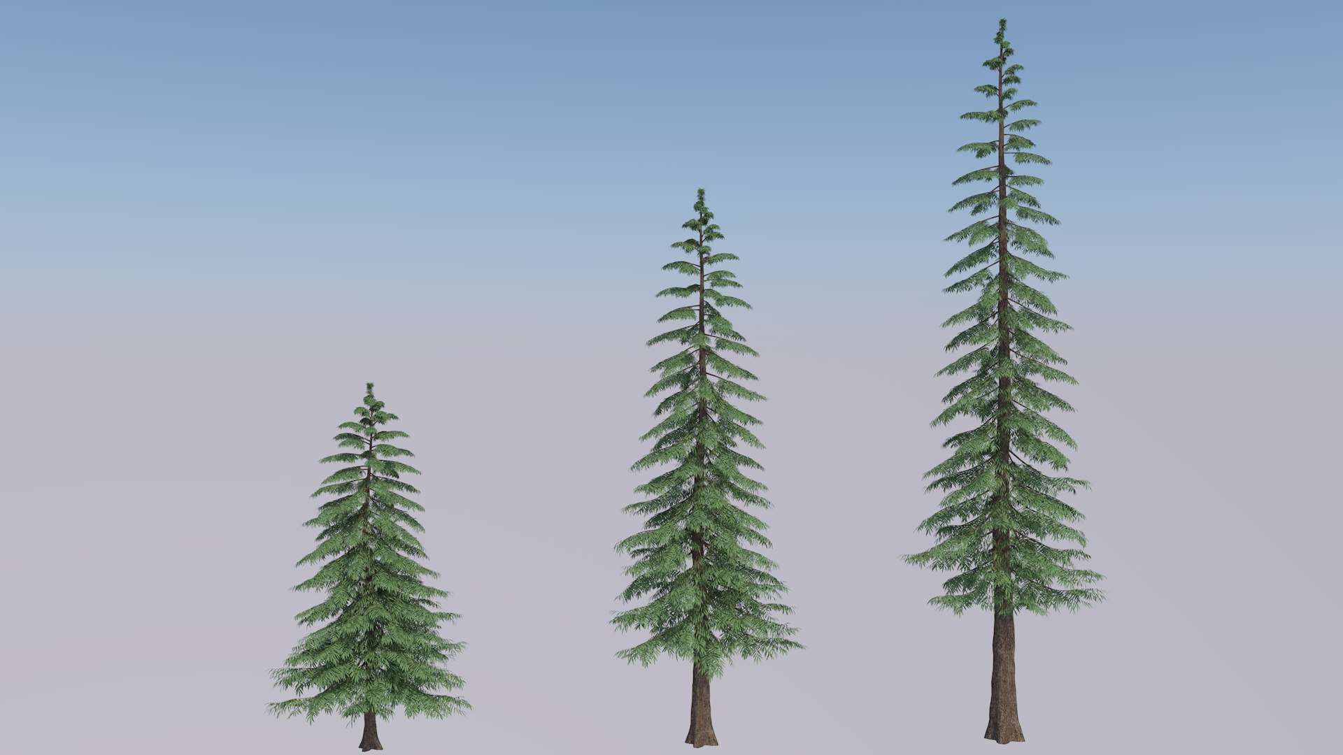 3D High-Quality Tree Collection 3 Variations Per Tree Detailed ...