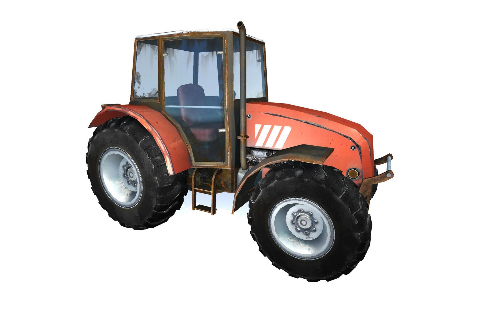 Realistic Tractor 3D Model - TurboSquid 1510848