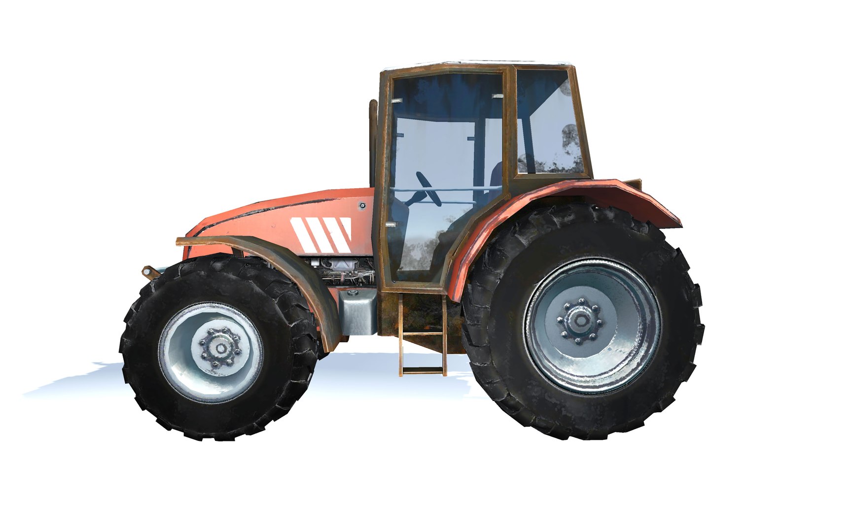 Realistic Tractor 3D Model - TurboSquid 1510848
