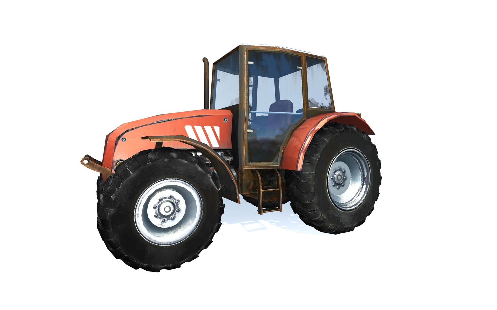Realistic Tractor 3D Model - TurboSquid 1510848