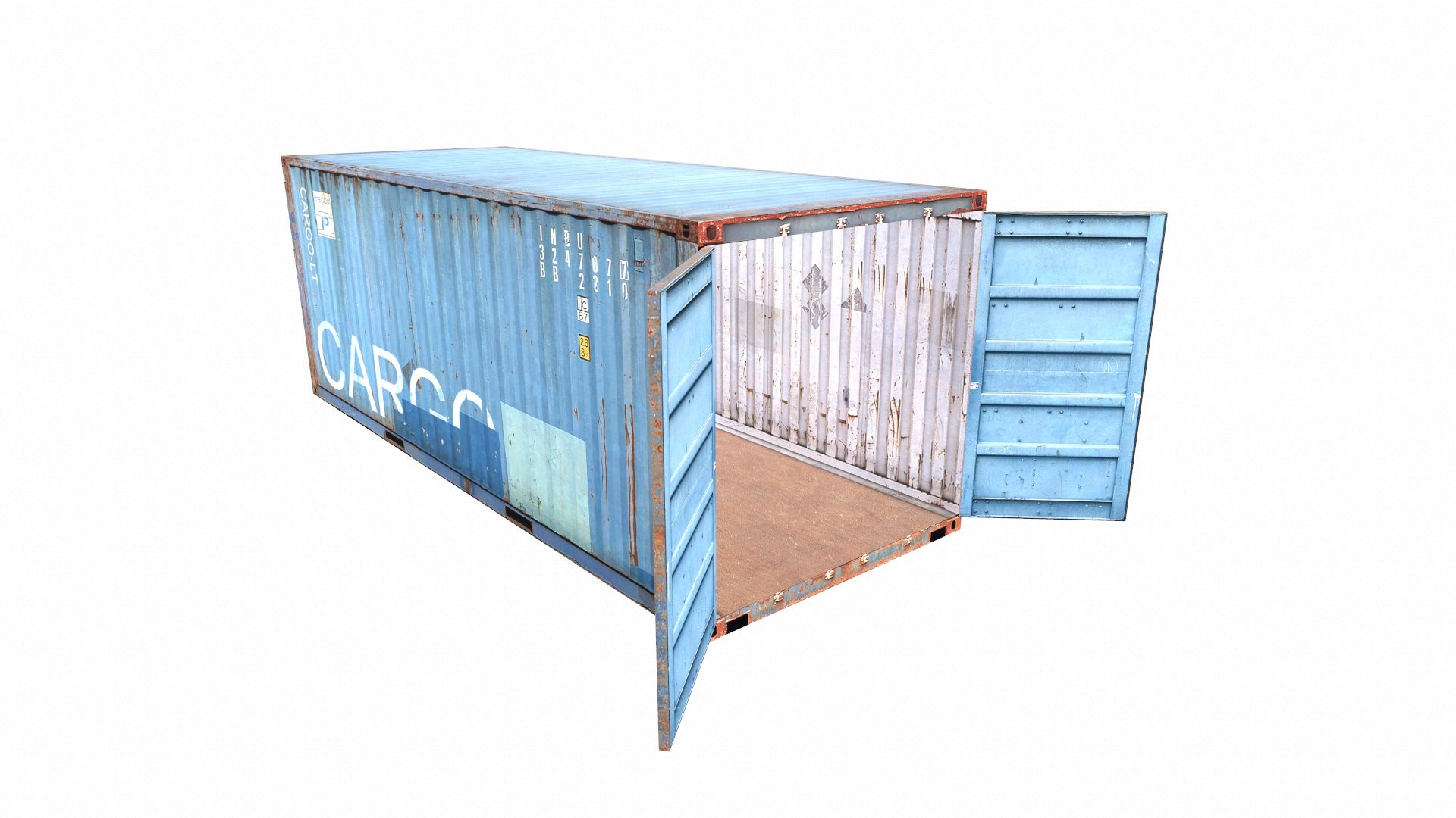 3D Cargo Shipping Container - TurboSquid 2340723