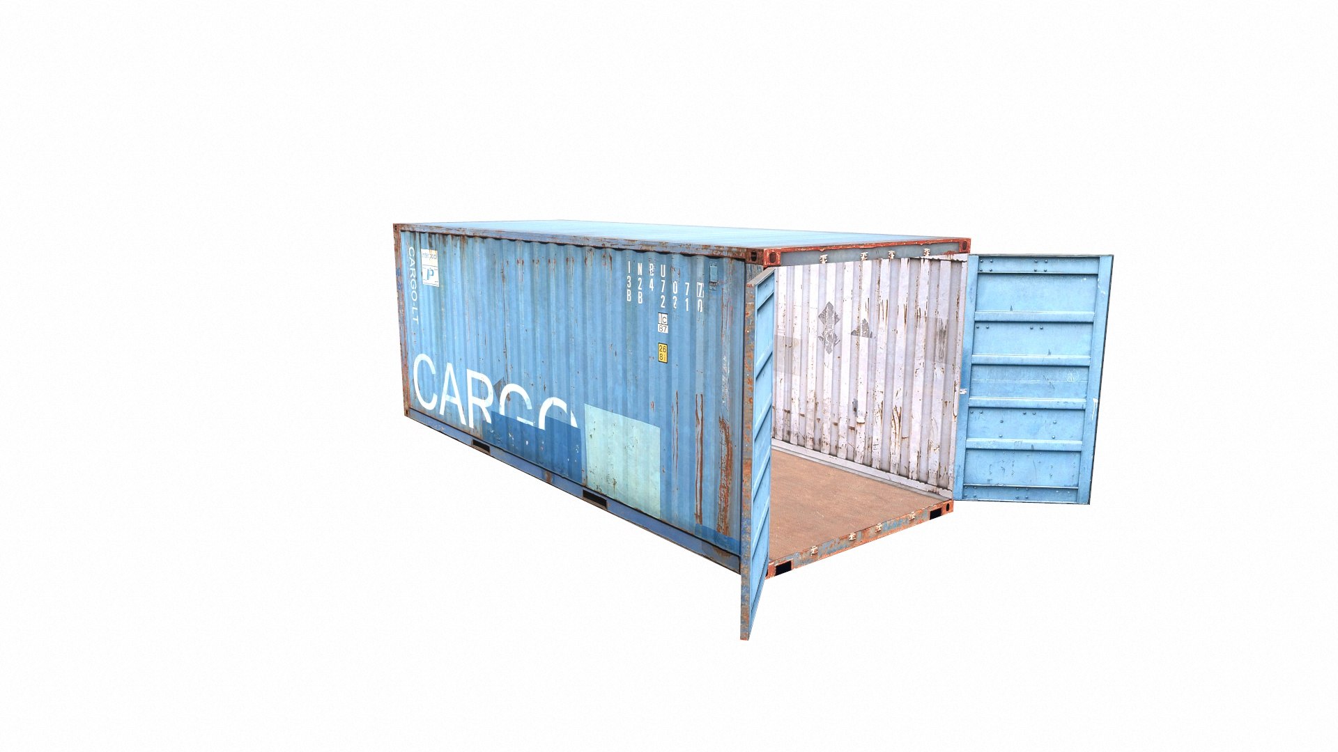 3D Cargo Shipping Container - TurboSquid 2340723