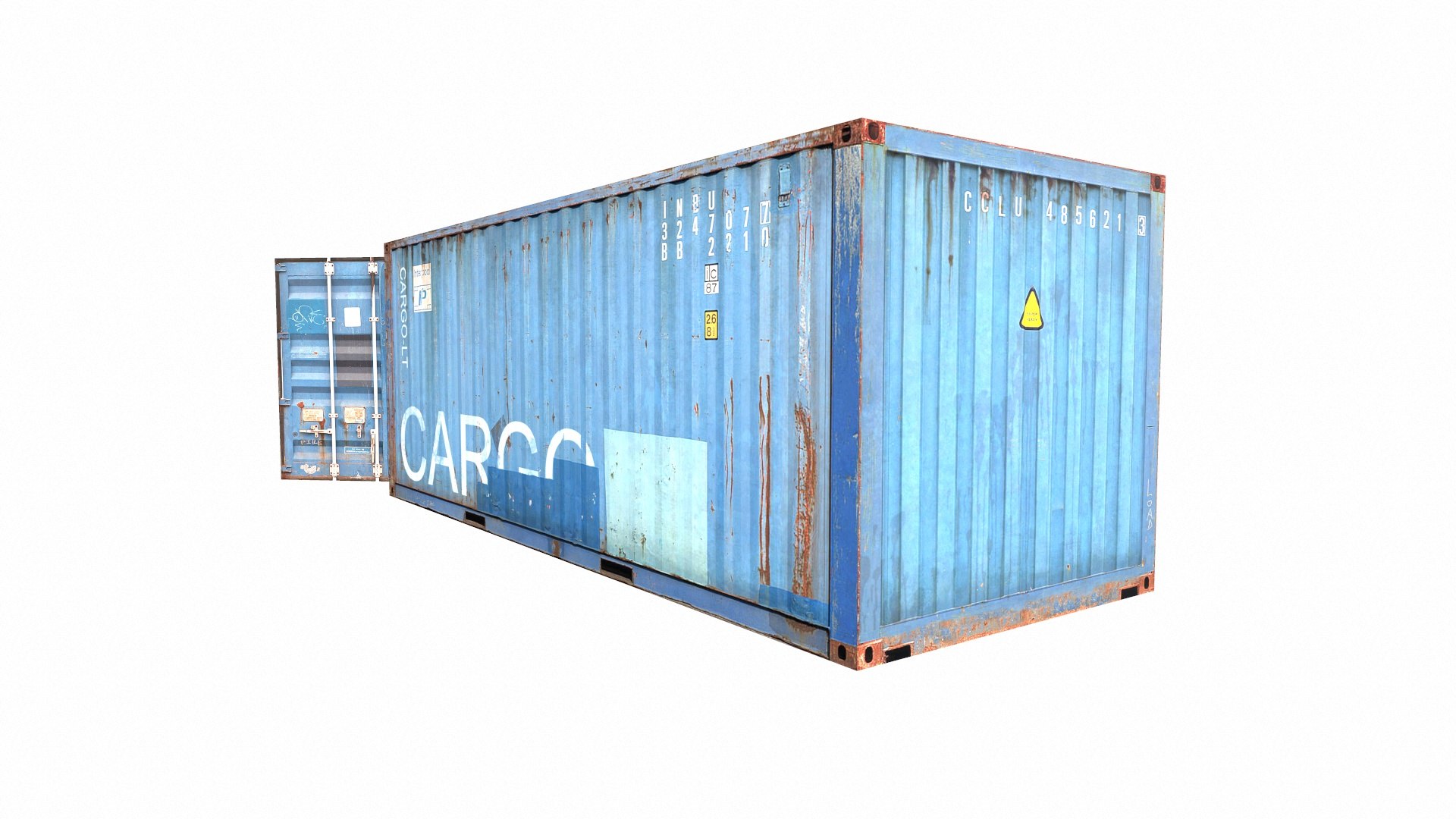 3D Cargo Shipping Container - TurboSquid 2340723