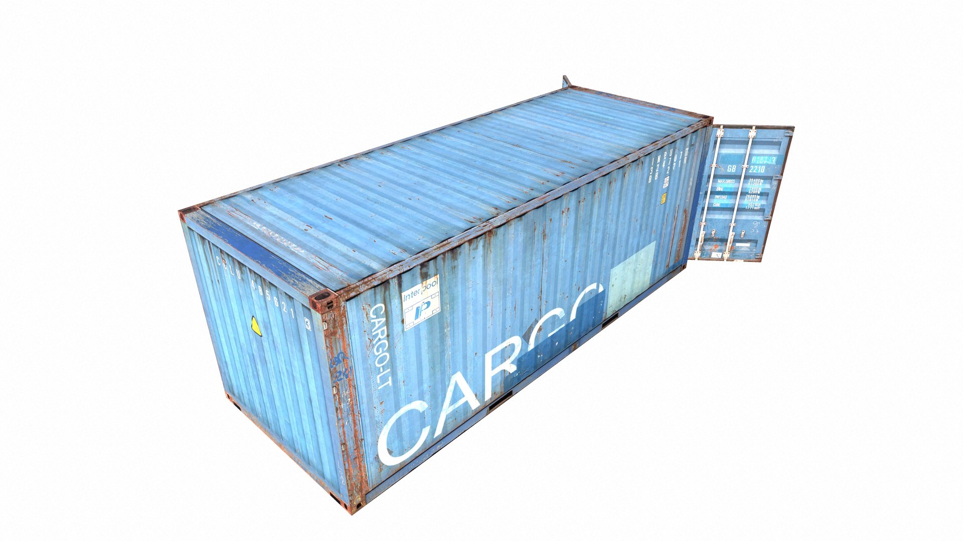 3D Cargo Shipping Container - TurboSquid 2340723