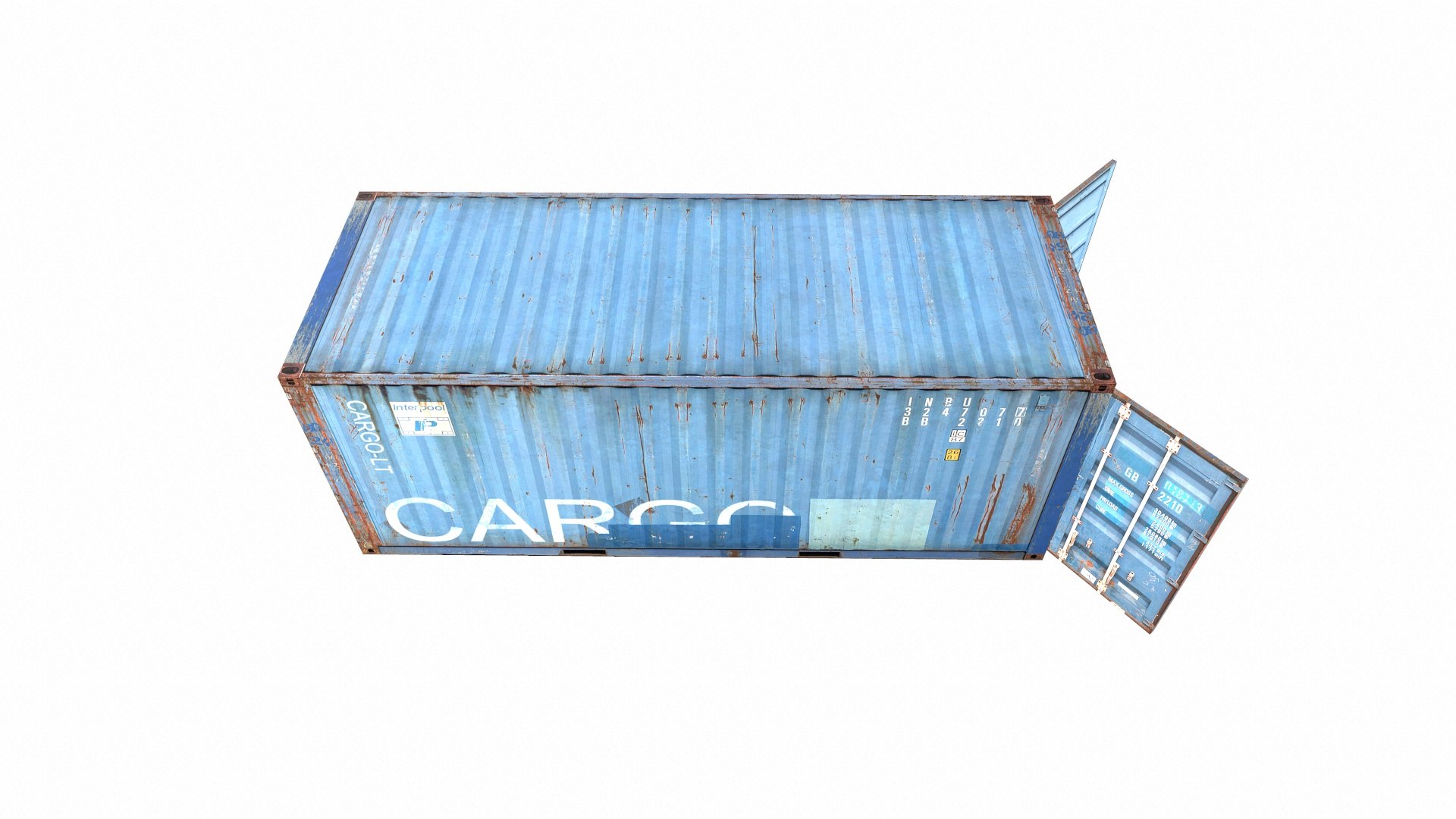 3D Cargo Shipping Container - TurboSquid 2340723