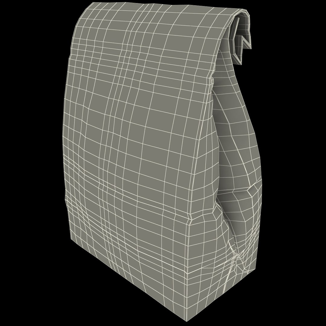 paper bag 3d 3ds