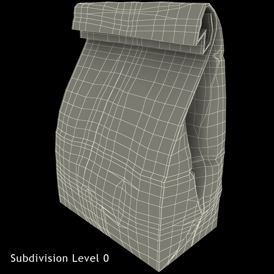 paper bag 3d 3ds