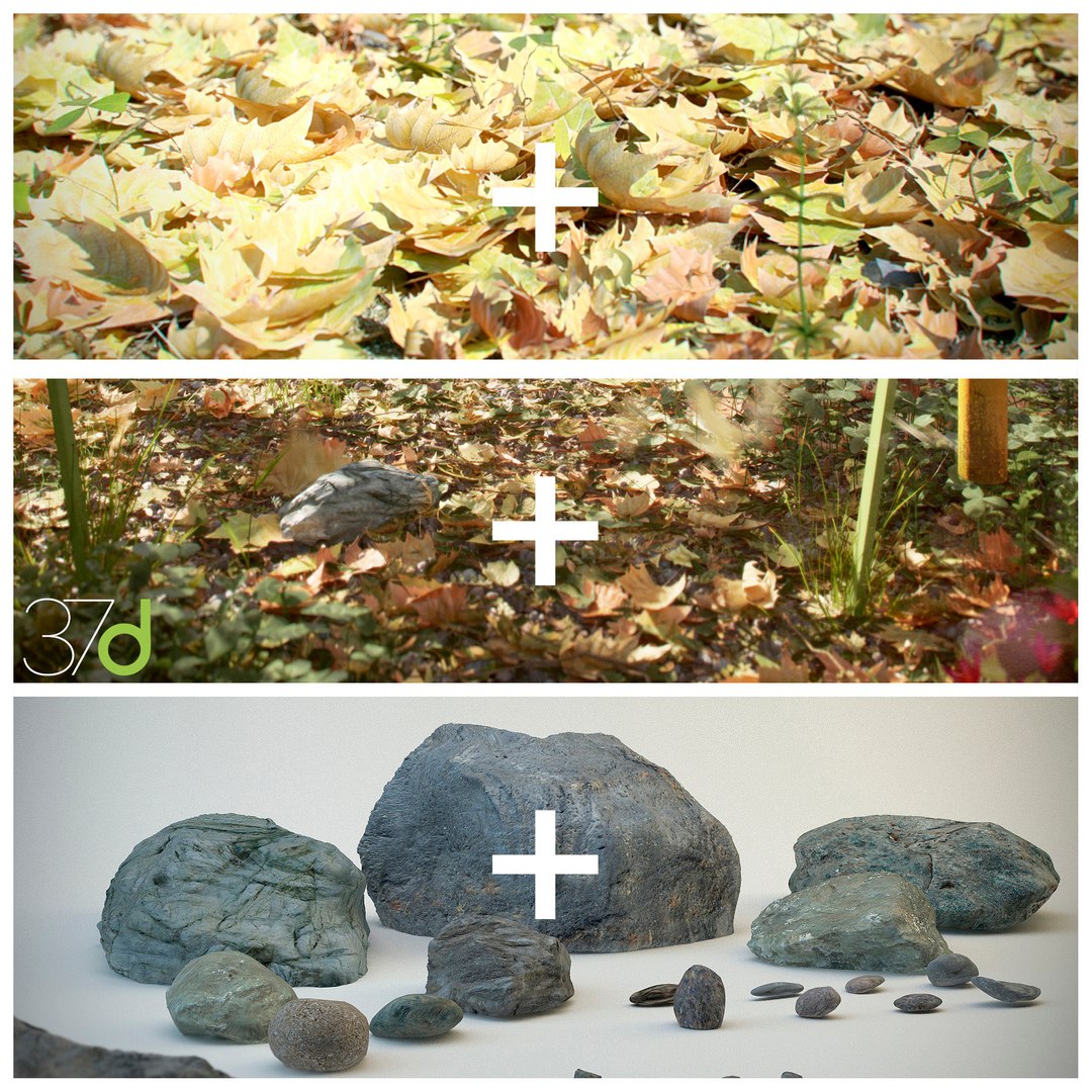 Photorealistic ground set 3D model - TurboSquid 1392423