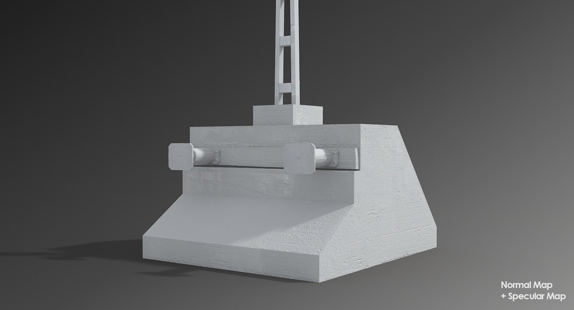 3D Railway Buffer Stop - TurboSquid 1240430