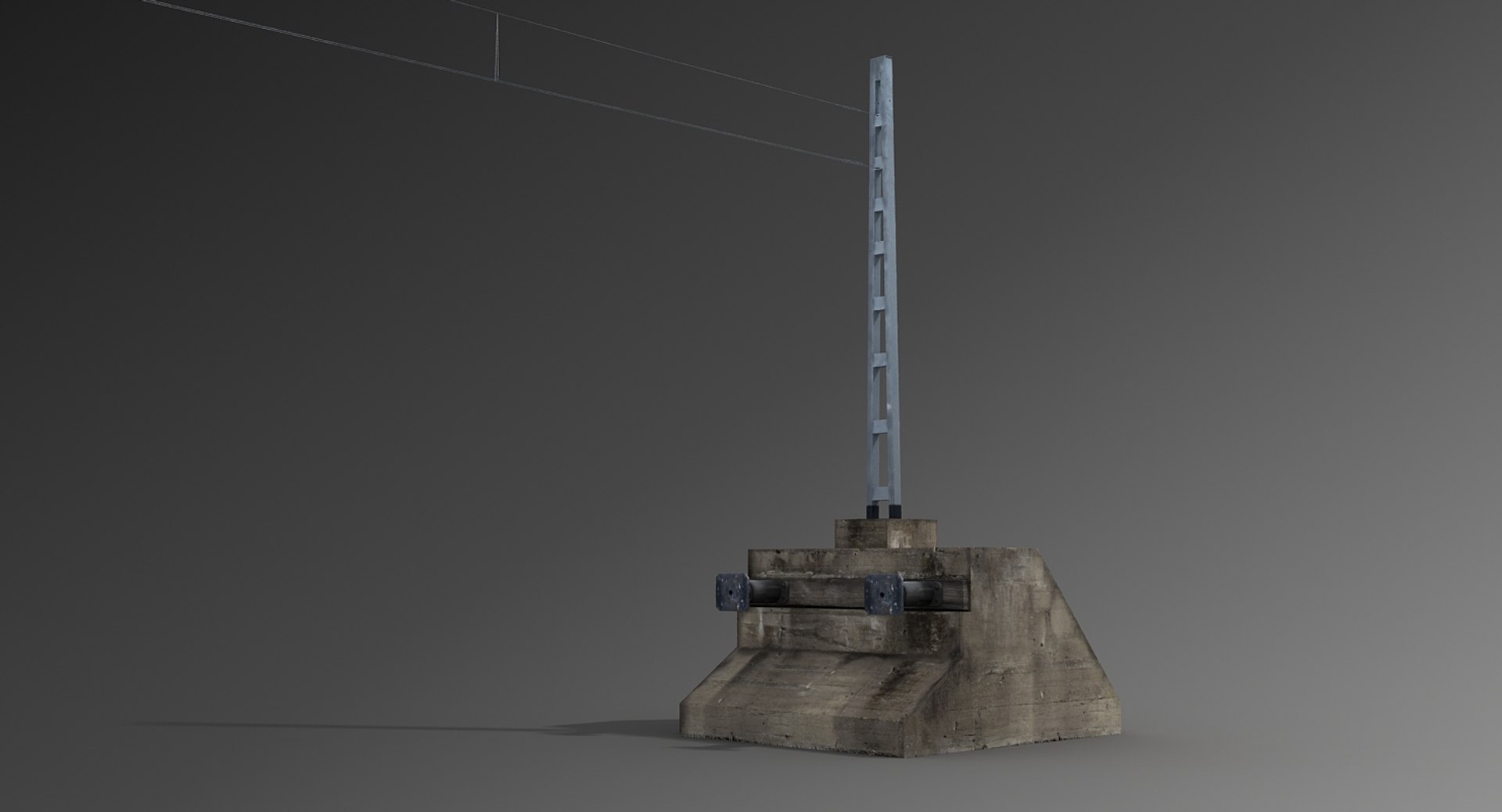 3D Railway Buffer Stop - TurboSquid 1240430