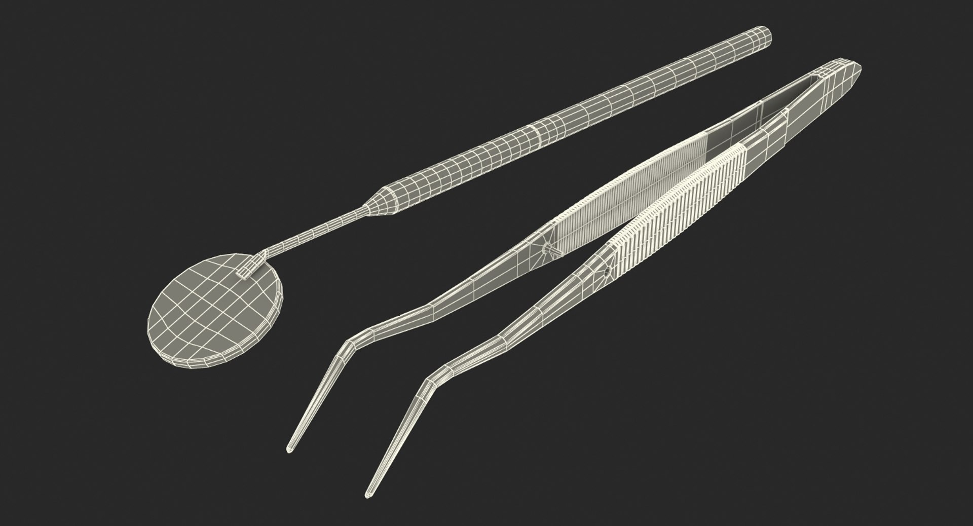 3D dental instruments set model - TurboSquid 1296999