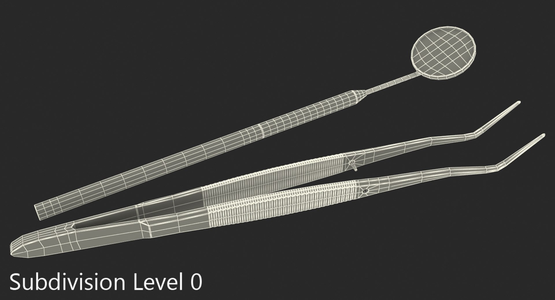 3D Dental Instruments Set Model - TurboSquid 1296999