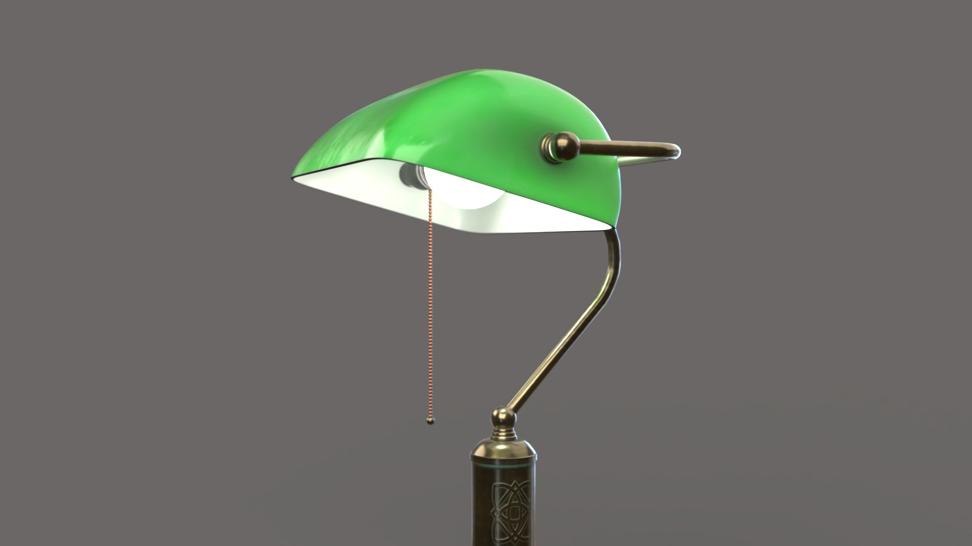Bankers Desk Lamp 3D Model - TurboSquid 2116505