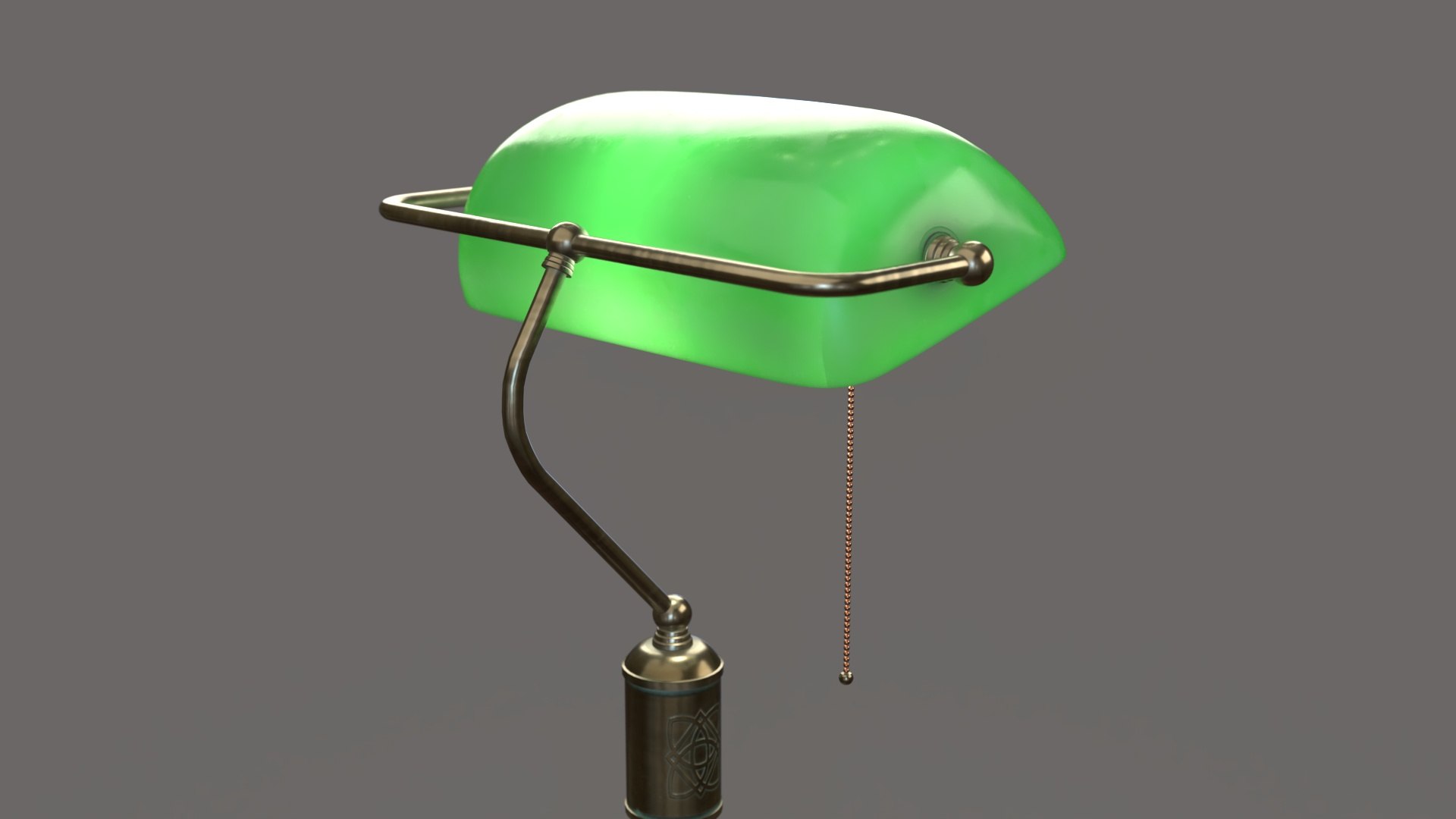 Bankers Desk Lamp 3D Model - TurboSquid 2116505