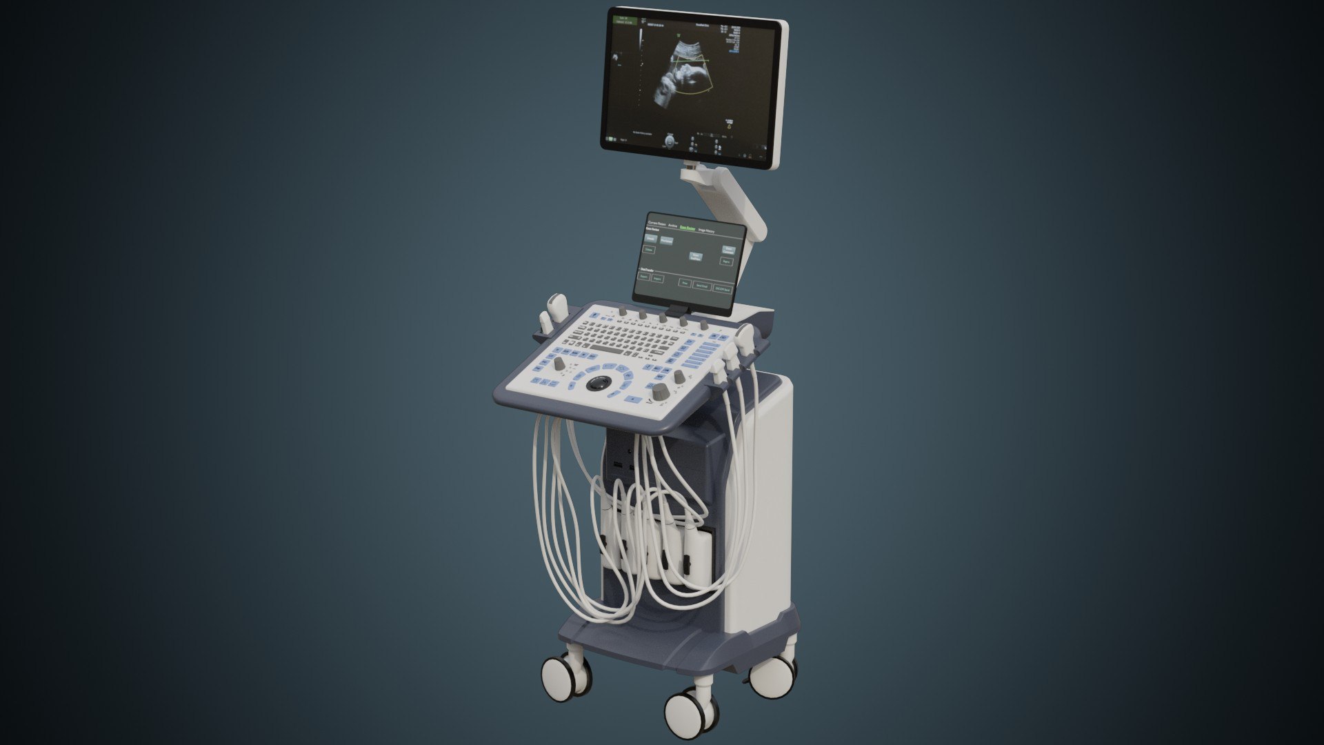 Ultrasound Machine 1A 3D Model - TurboSquid 2052062