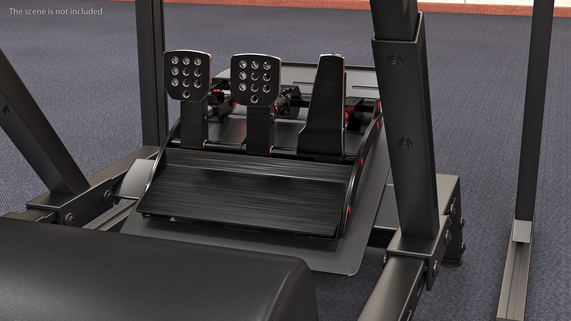 F1 Racing Sim Gaming Setup with Monitors 3D - TurboSquid 2068826