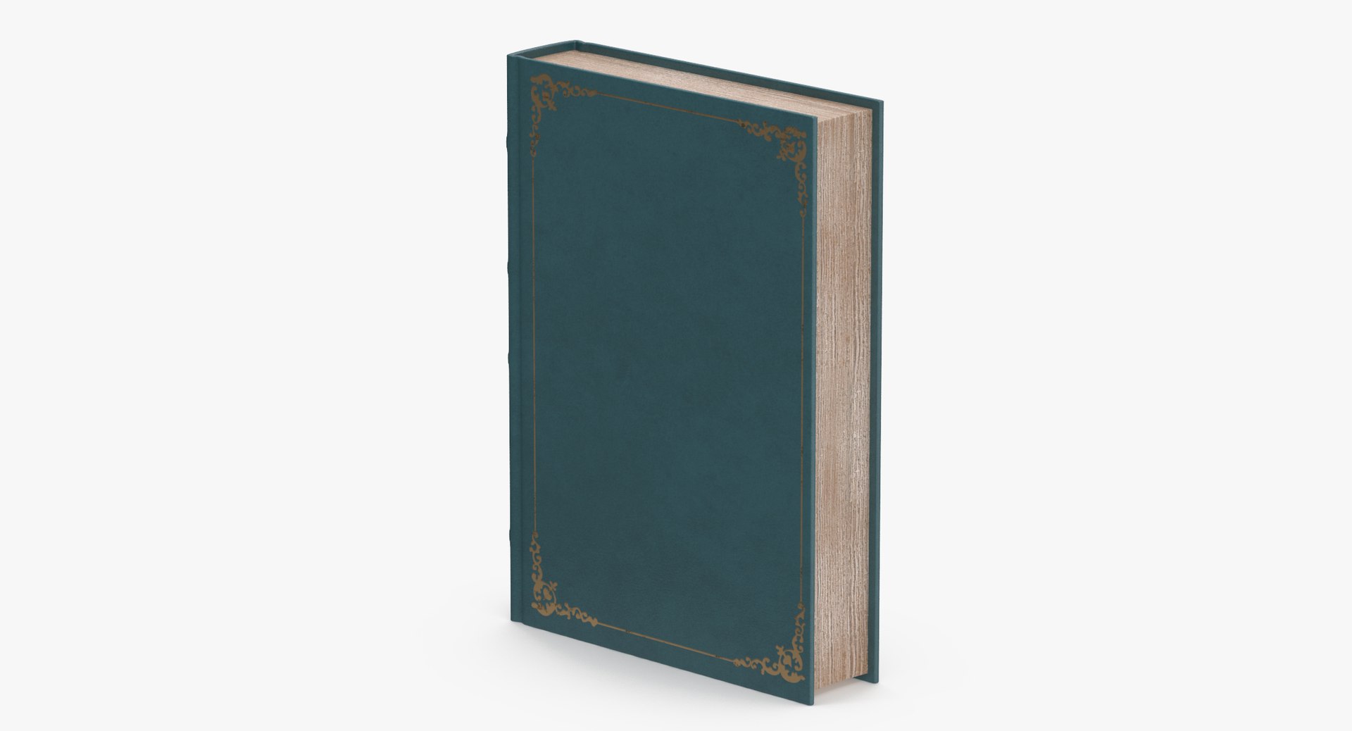 3d Classic Book 04 Standing Model