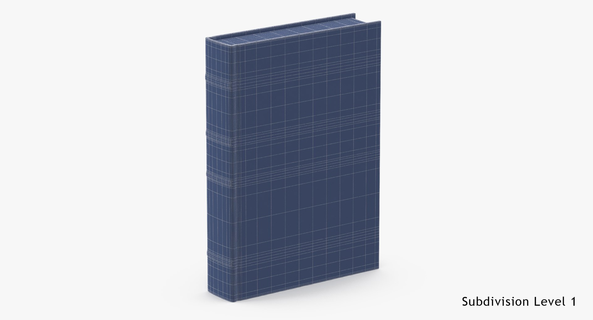 3d Classic Book 04 Standing Model