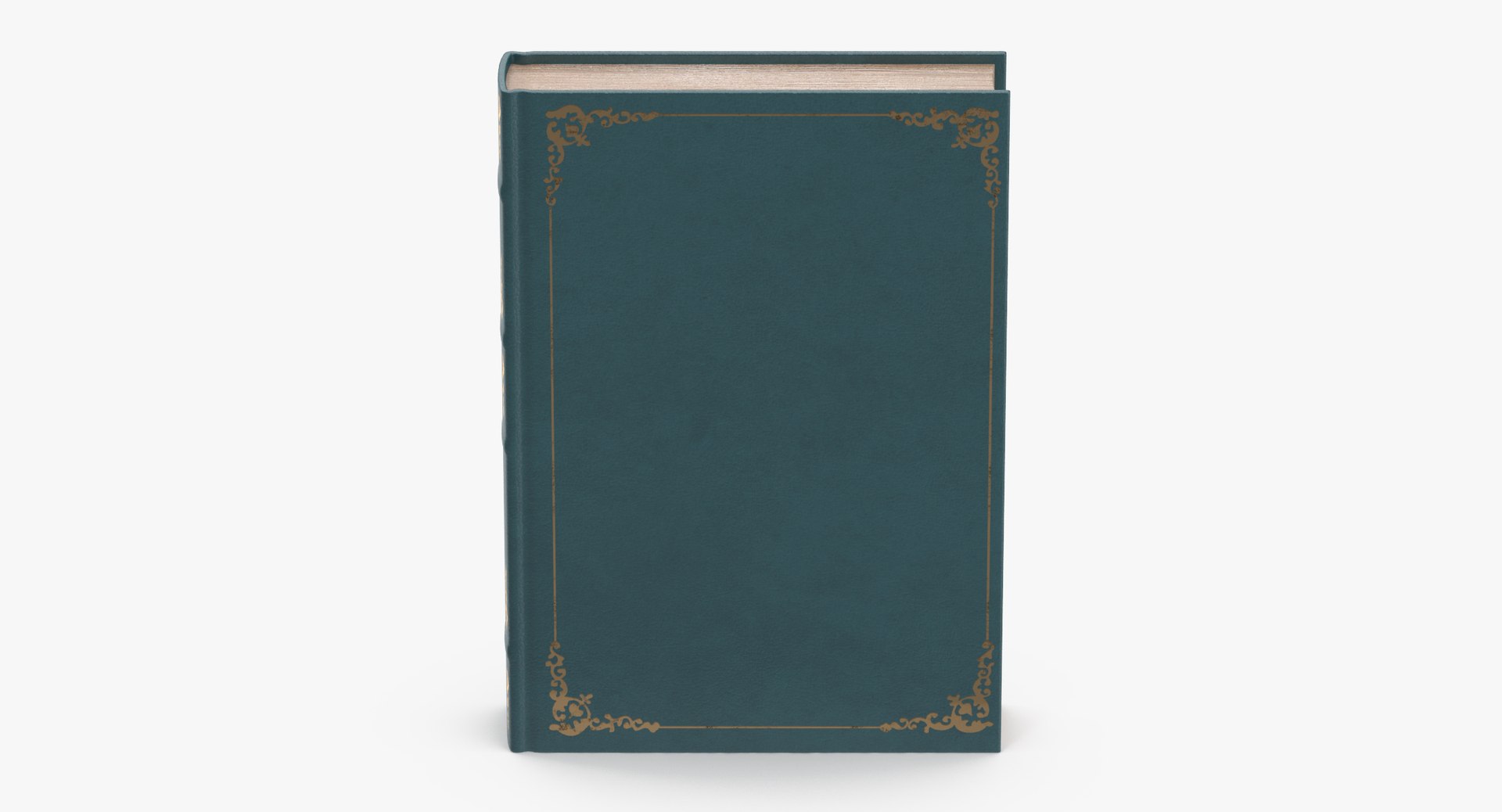 3d Classic Book 04 Standing Model