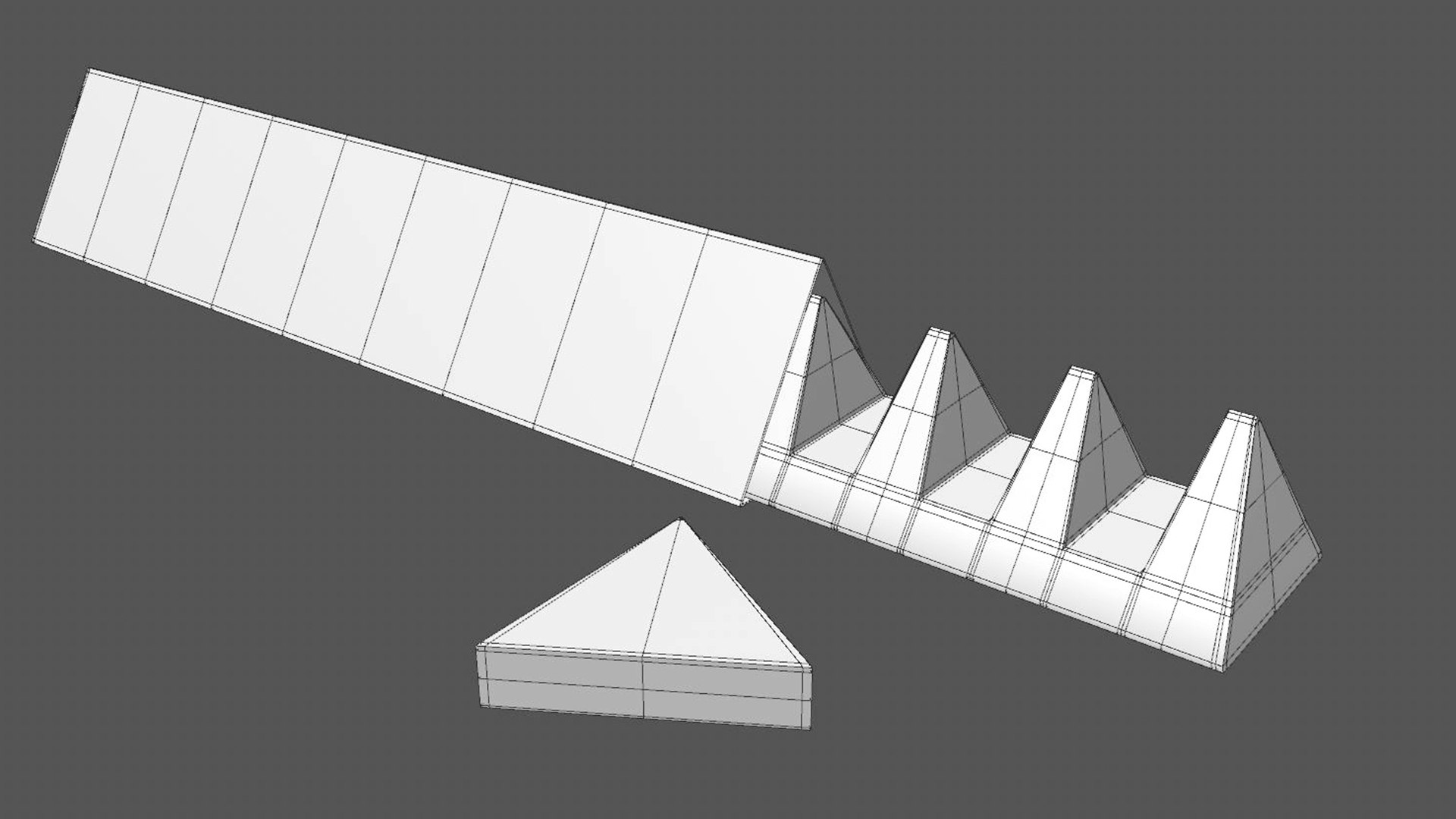 3D Toblerone Milk Chocolate Bar Model - TurboSquid 2158380